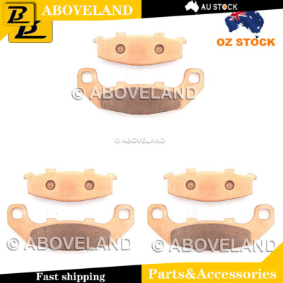 FRONT REAR Sintered Brake Pads For KAWASAKI ZXR 250 R ZX 250 B1 B2 1989 ...