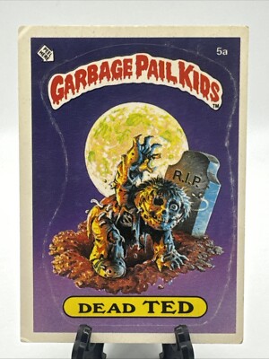Garbage Pail Kids OS1 GPK 1st Series Dead Ted Card 5a Glossy Award Back ...