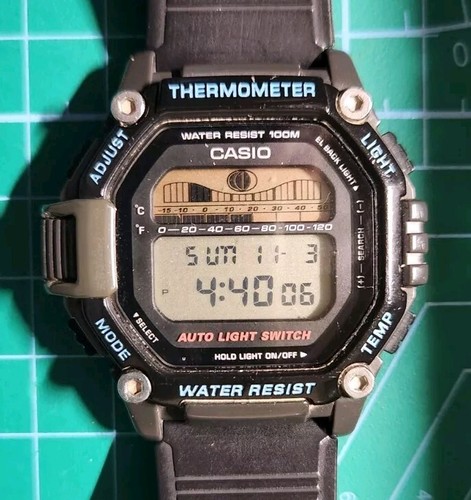 Casio PRT-10 - Module 1461 Vintage Moon Phase And Thermometer Watch | eBay