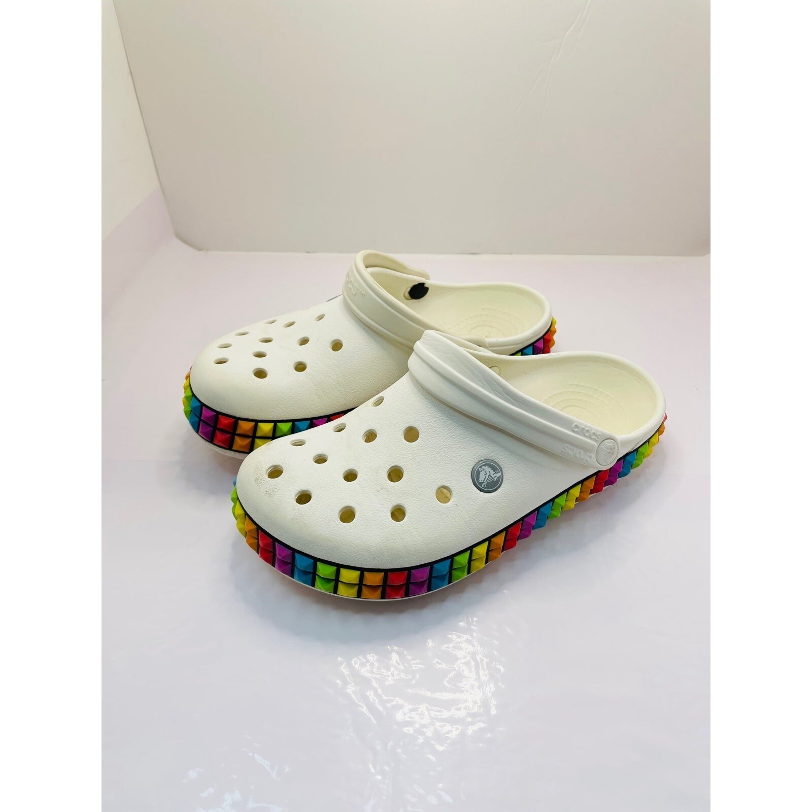 Crocs 3D Shapes Clogs 6M/8W - Gem