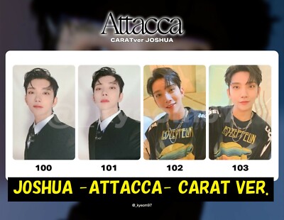 JOSHUA SEVENTEEN - Attacca - CARAT ver. Official Photo card SVT ...