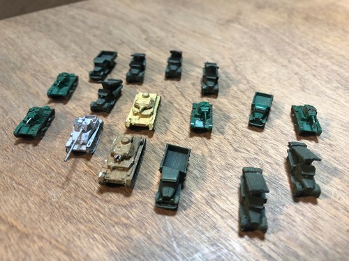 WW2 Micro Armor 1/285 scale 6mm German & Russian Vehicles & Tanks - LOT ...
