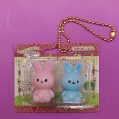 Puchi Puchi Animo Mascot Rabbit Sisters Mini Figure Box Keychain ...