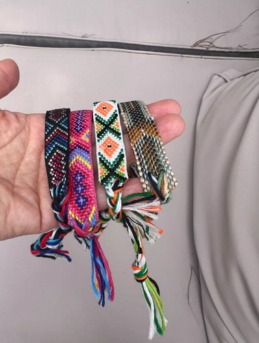 Woven Friendship Bracelets Handmade Braided Rope Wrist String Chain ...