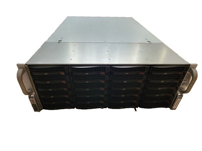 SuperMicro 4U CSE 846 24 Bay LFF Server Chassis X8DT6 Intel E5645 24gb ...