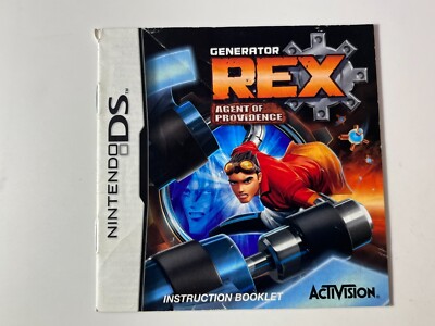 Generator Rex: Agent of Providence (Nintendo 3DS, 2011) ** MANUAL ONLY ...
