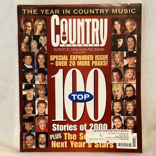 2001 January 9 Country Weekly Magazine Top 100 Stories Of 2000 Expanded ...