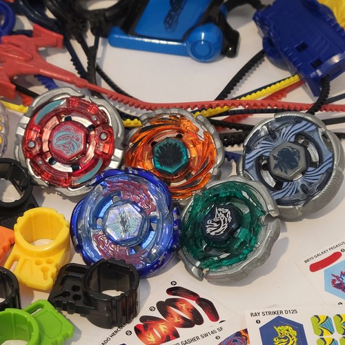 Beyblades Metal Masters Metal Fusion Lot with Launchers & Disassembly ...