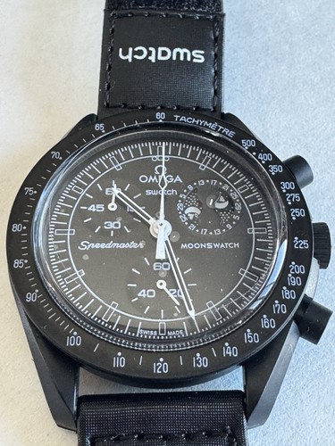 Omega x Swatch Moonswatch Mission to the Moonphase New Moon SO33B700 ...