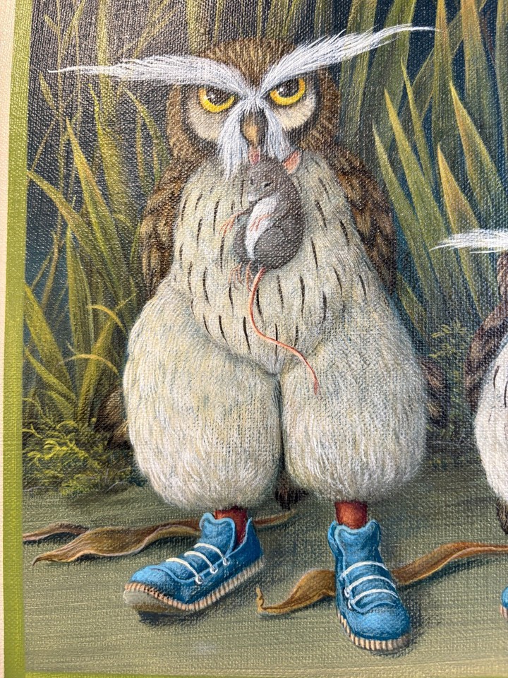 Edwin Cripps Original 2015 Acrylic on Canvas Surrealist Painting of the ...