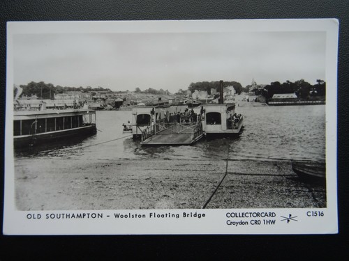 Southampton WOOLSTON FLOATING BRIDGE c1905 RP Postcard by Pamlin Repro ...