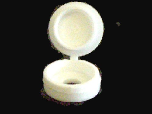 White Hinged Screw Caps Covers x 25 / 50 / 100 / 200 Bulk Discount (209 ...