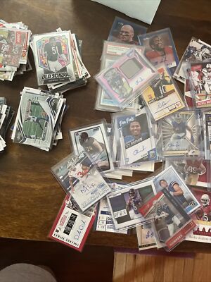 Football card Lots with autos, patches, rookies, inserts, and base ...