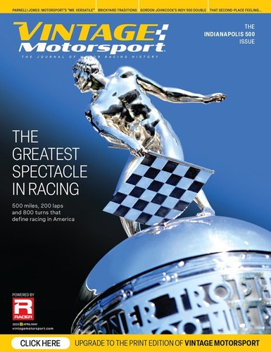 VINTAGE MOTORSPORT MAGAZINE | APR/MAY 2023 | THE INDIANAPOLIS 500 ISSUE ...