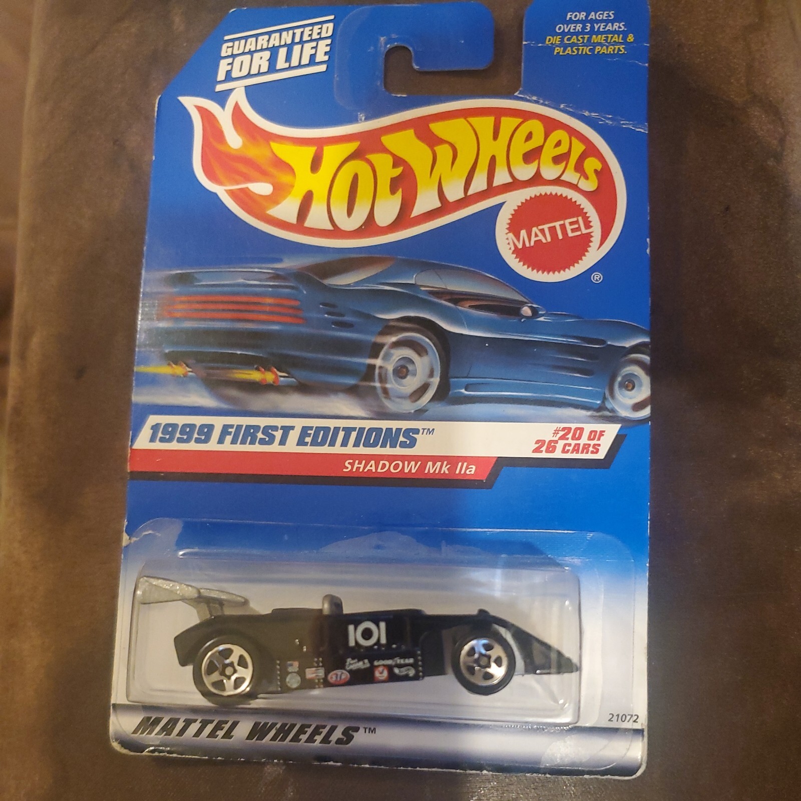 Hot Wheels 1999 #925 First Editions #20 of 26 Shadow Mk IIa Black White ...