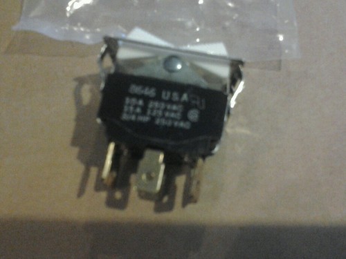 USA 8646 white rocker switch 10A 250VAC 15A 125CAV 3/4HP 6 pin DPDT ...