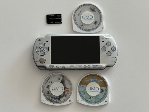 Sony PSP 2001 Handheld Console - 3 Games - No Battery or Charger or ...