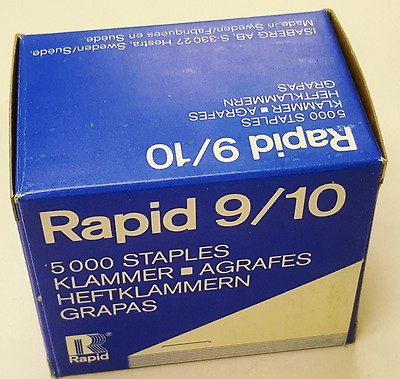 Rapid 9/10 Staples for Rapid HD9, HD110, & HD210 Staplers | eBay