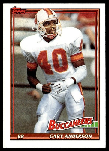 1991 Topps Gary Anderson Tampa Bay Buccaneers #482 | eBay