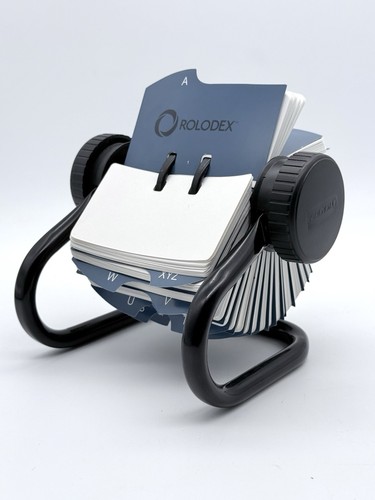 Rolodex Office Rotary Open Card File 4"x2 1/8" A-Z Tabs | eBay