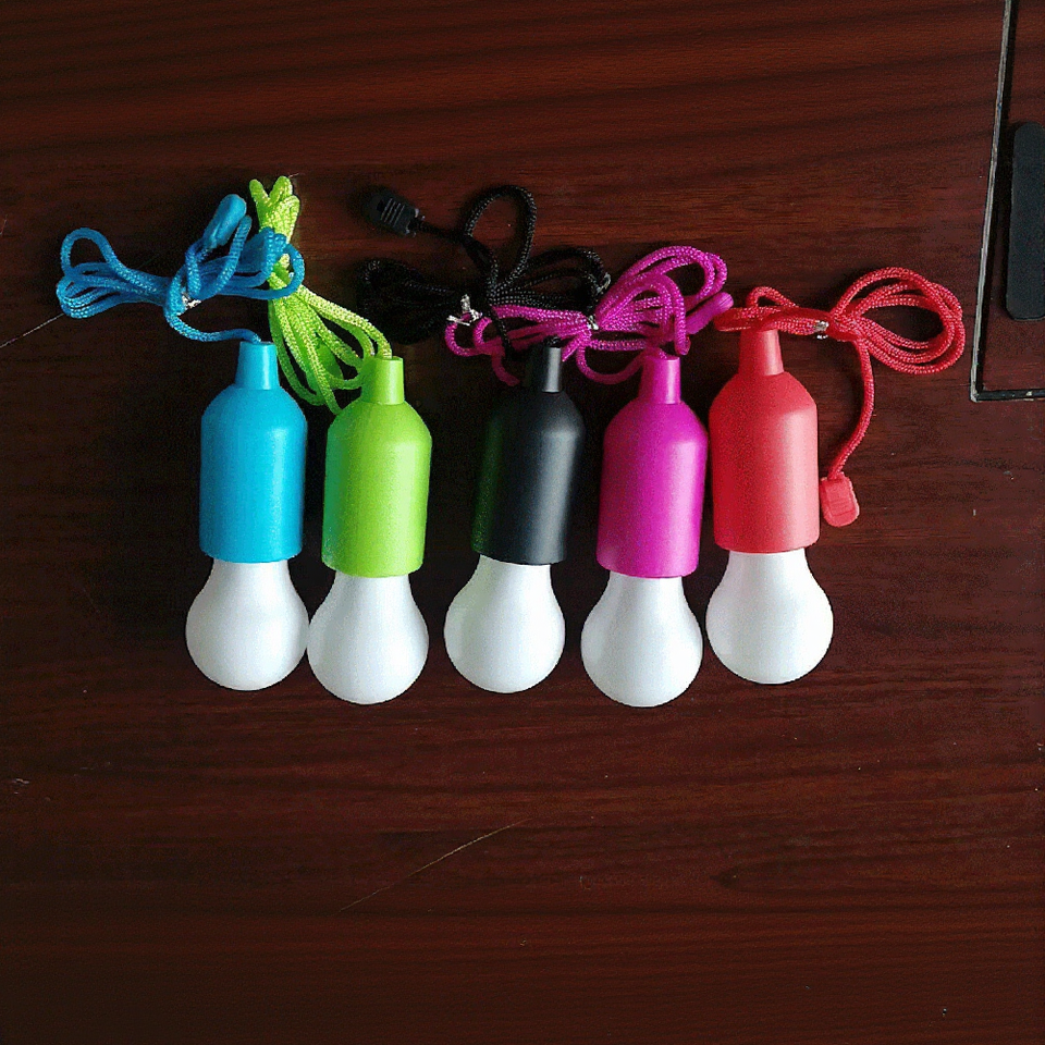 Battery Operated Lamp LED Pull Cord Light Battery Powered Portable ...