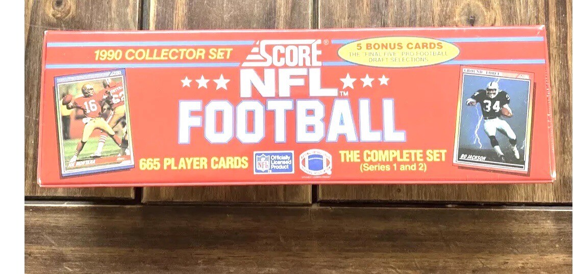 1990 Score NFL Football Collector Set New Sealed - 665 cards | eBay