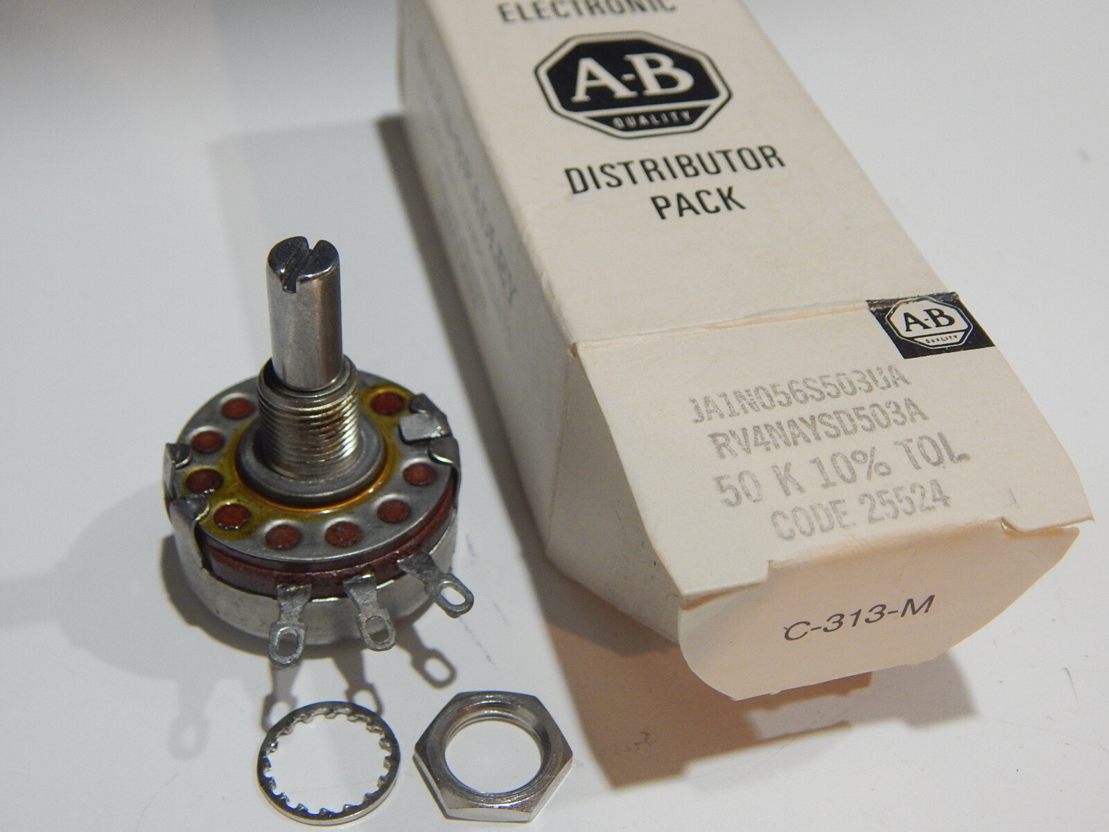 ALLEN BRADLEY RV4NAYSD503A ROTARY POTENTIOMETER 50KOHM 10% 2W ...