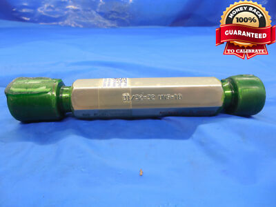 31/32 32 UNS 1B THREAD PLUG GAGE .96875 GO NO GO P.D.'S = .94845 ...