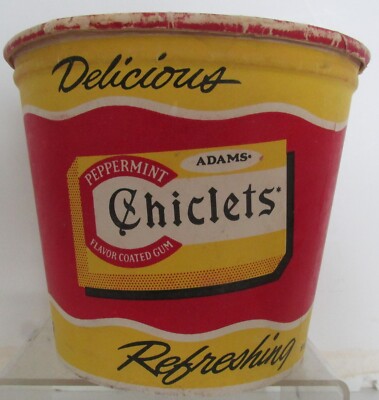 Chiclets Chewing Gum Candy Store Display Bucket / Pail | eBay