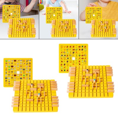 Wooden Strategy Family Game,Board Game,Durable,Puzzle Game, Wooden Toys ...