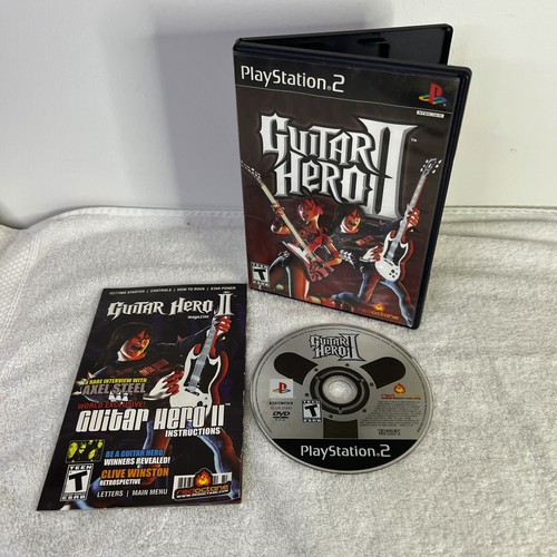 Guitar Hero II PS2 Game PlayStation 2 CIB Tested Manual Authentic Sony ...