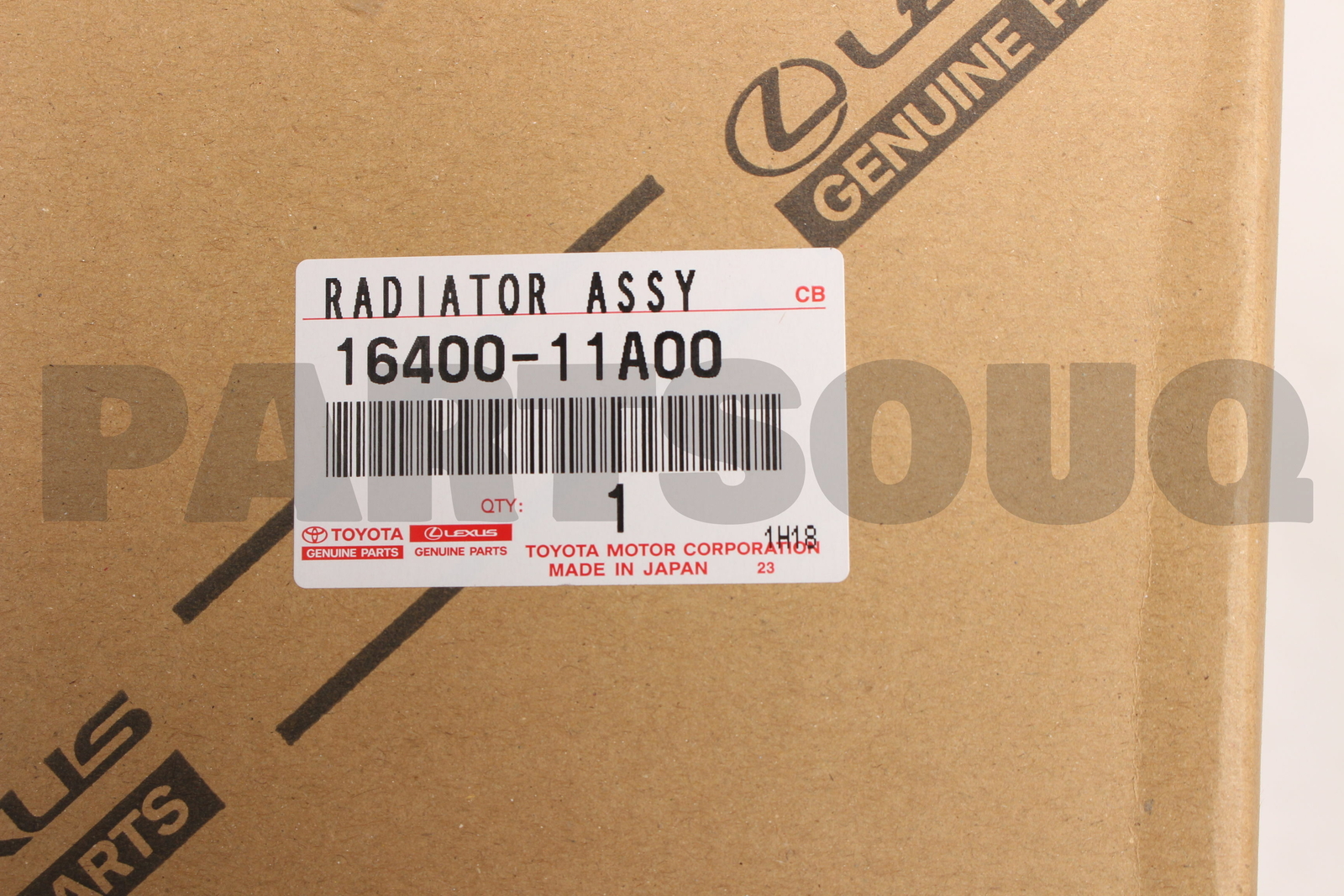 1640011A00 Genuine Toyota RADIATOR ASSY 16400-11A00 | eBay