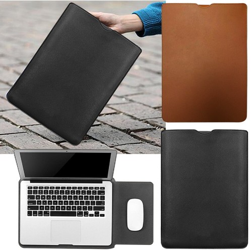 Sleeve Slim Leather Laptop Bag Case For Apple iPad Macbook Pro Air 13 ...