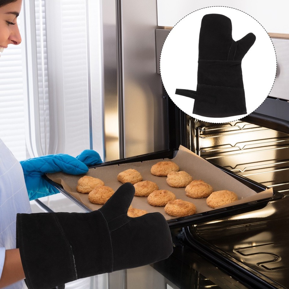 Fire Proof Gloves Fireproof Mitt for Woodburning Stoves Grilling | eBay UK