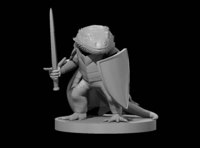 Bearded Dragonborn Fighter - DND - Pathfinder - Dungeons & Dragons ...