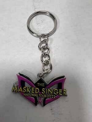 THE MASKED SINGER TOUR LOGO KEY CHAIN NEW OFFICIAL MERCHANDISE NEW! | eBay