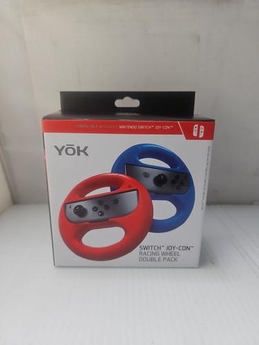 YOK Joy-Con Racing Wheel Nintendo Switch Double Pack Red Blue | eBay