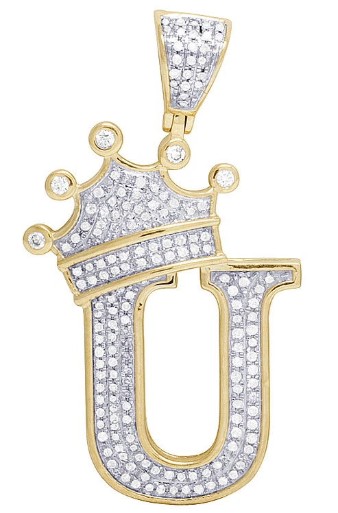 The Letter U In Diamonds