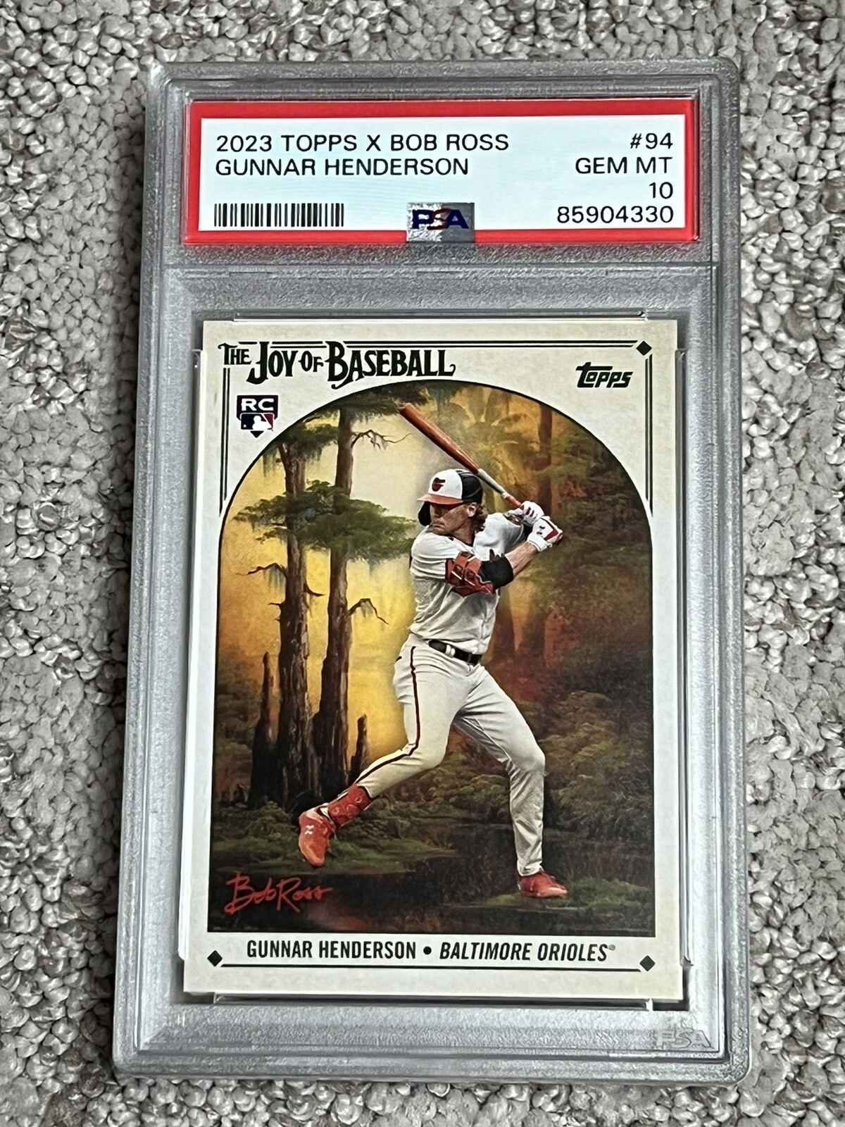 2023 Topps X Bob Ross The Joy of Baseball - Gunnar Henderson #94 (RC ...