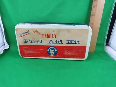 VINTAGE SENTINEL FAMILY FIRST AID KIT (empty) | eBay
