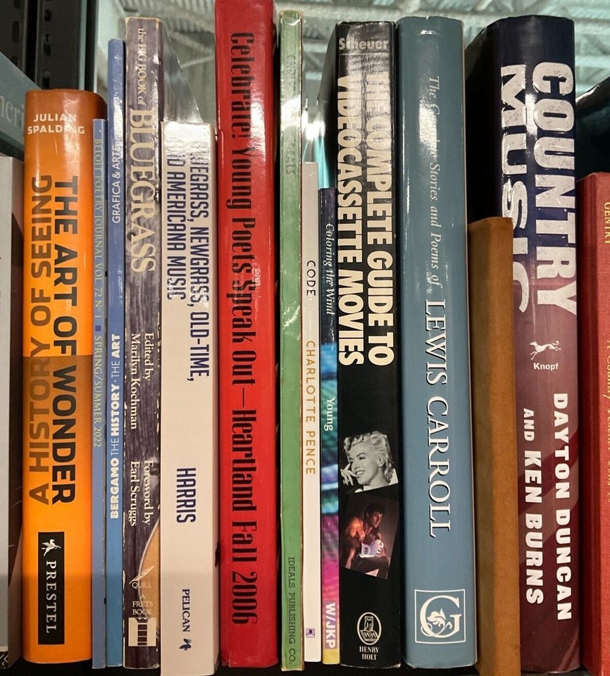 Poetry, Music, Film & Art books - Choose from many titles in drop down ...