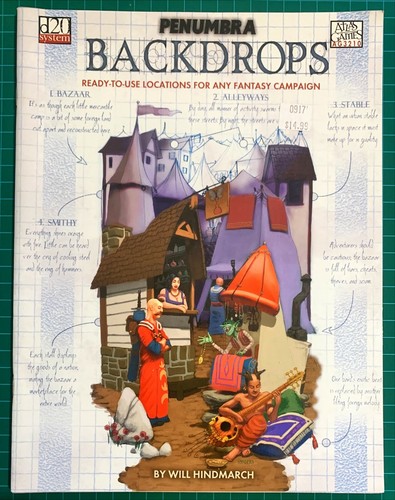 Penumbra - Backdrops [ 2002 Atlas Games ] by Will Hindmarch | eBay