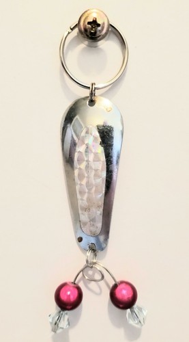 Silver Spinning Fishing Lure Key Ring Ornament L-22 | eBay