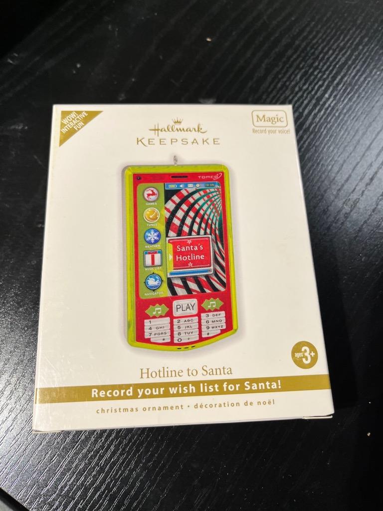 Hallmark Keepsake Ornament Hotline to Santa Magic 2010 Record your ...