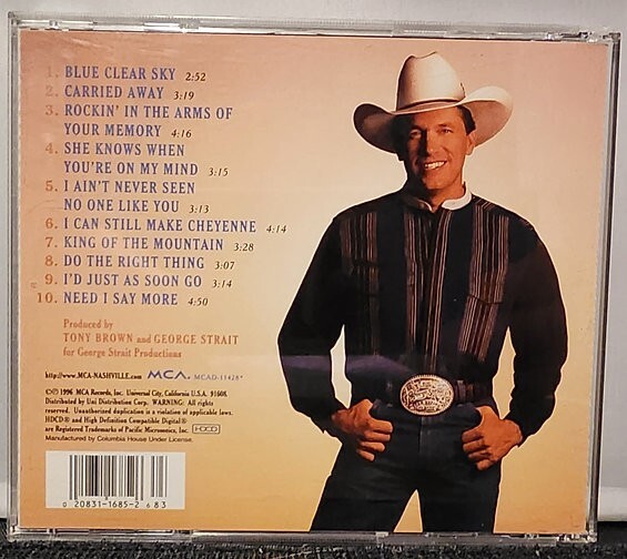 George Strait – Blue Clear Sky (1996) | eBay