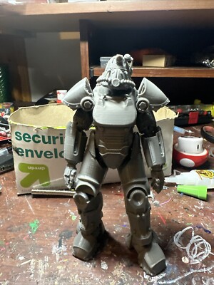FALLOUT POWER ARMOR T51 ACTION FIGURE Articulated Paint It Yourself | eBay