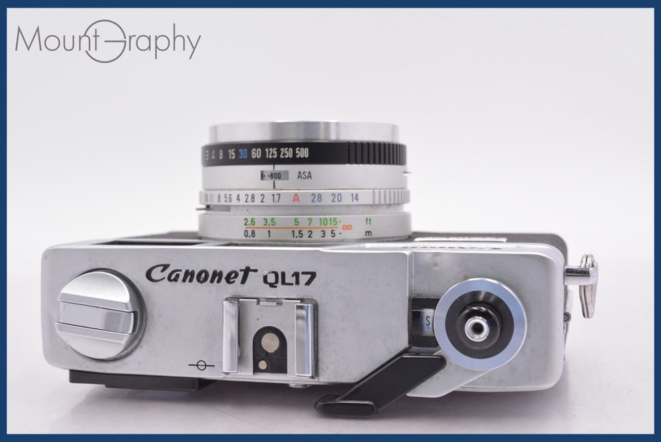 【AS IS】 Canon Canonet QL17 G-III 40mm F1.7 Front cap FromJapan #R292 ...
