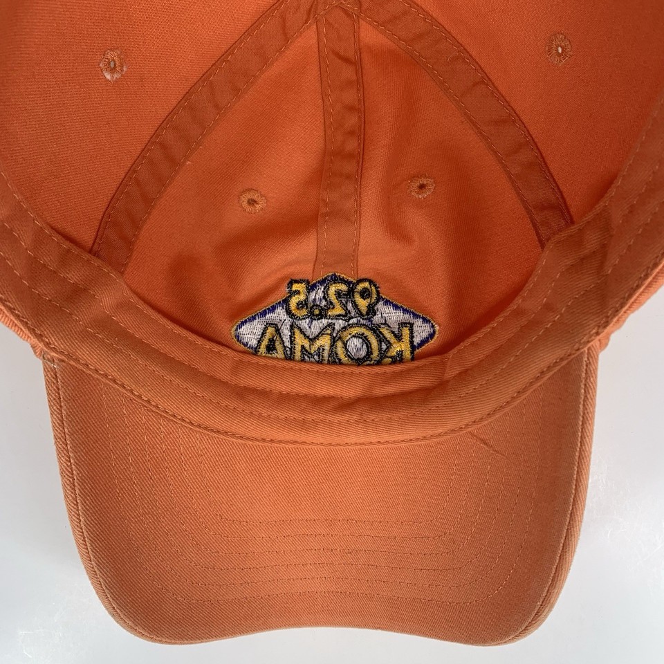 92.5 KOMA Hat Oklahoma Radio Station Orange Adjustable Strap OSFM ...
