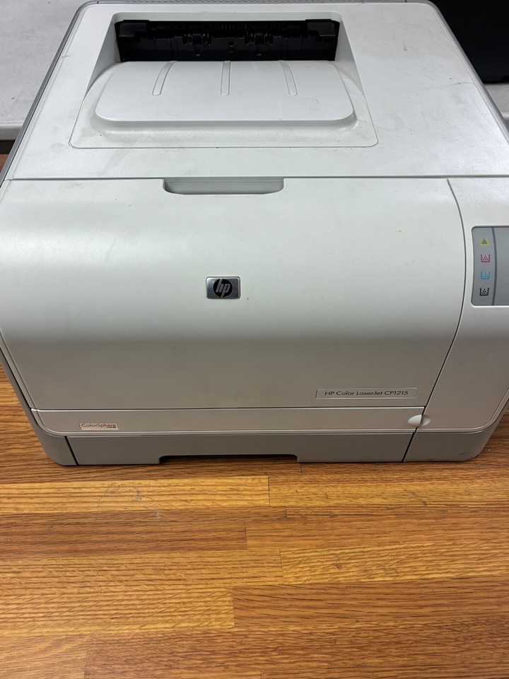 HP Color LaserJet CP1215 Laser Printer W/OEM Toners - VERY Low Usage | eBay