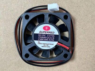 1PC FOR SUPERRED CHA4012CS-N 4010 4CM 12V 0.075A 2-wire Silent Cooling ...